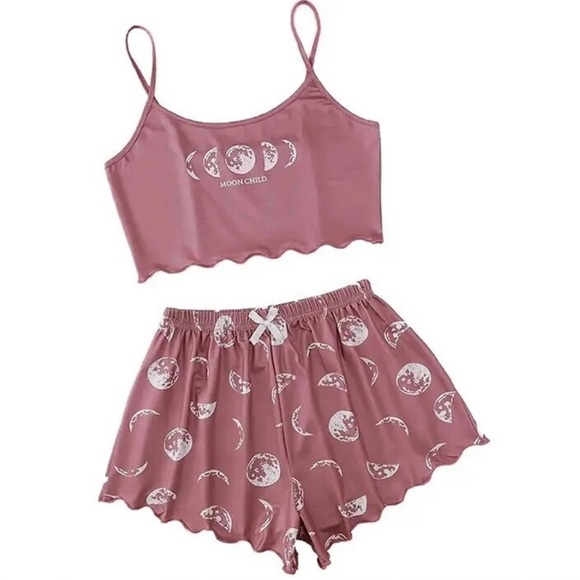 Intimates & Sleepwear | 5 Triple Moon Pjs New Large Pink 5 If Bundled ...